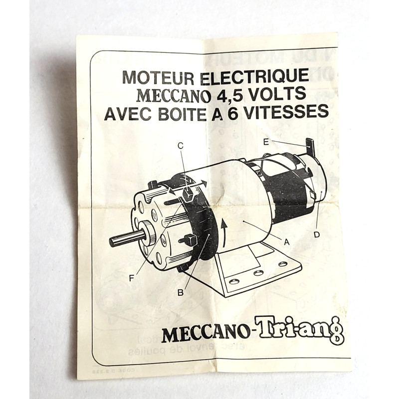 Meccano 6-speed electric motor in its original box